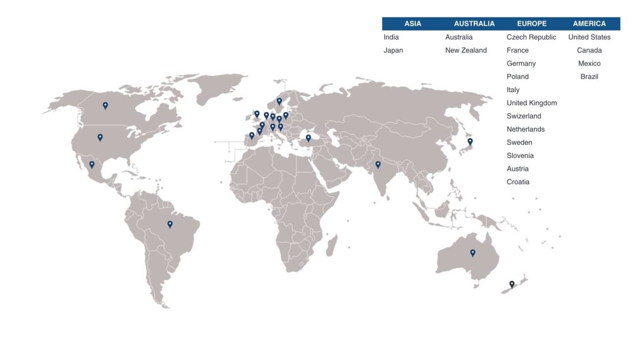 Our Global Presence – Hydrobenz